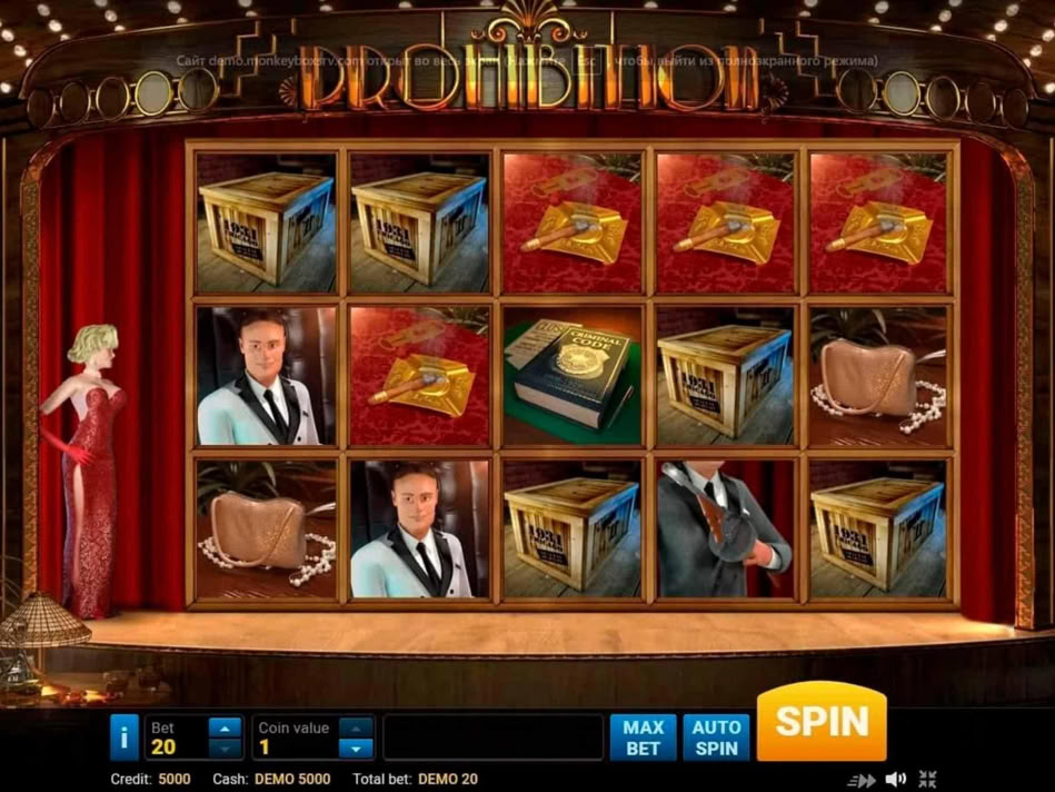 Prohibition - Juego de Tragamonedas Gratis - NeonSlots